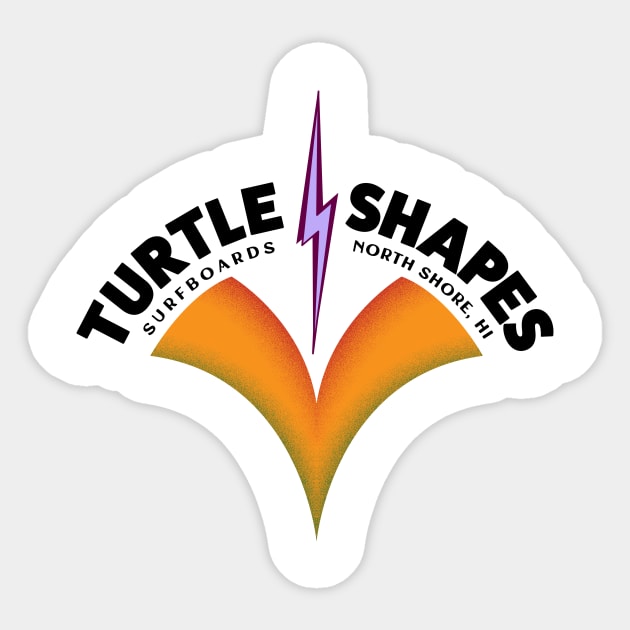 Turtle Shapes - North Shore Movie - Sticker | TeePublic